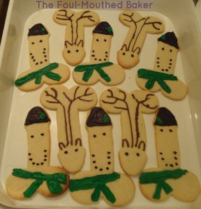 Dicktacular Holiday Cock Cookies | The Foul-Mouthed Baker